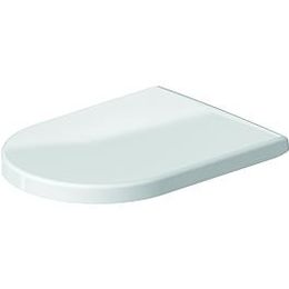 Duravit Starck 3 WC-Sitz 0067710000 weiss, Scharniere Edelstahl, ohne Absenkautomatik