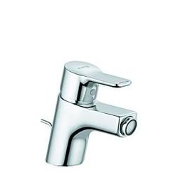 Kludi Pure&easy Bidetarmatur 375330565 chrom, DN 15, mit Metall-Ablaufgarnitur