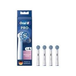 Braun Oral-B Pro Sensitive Clean Aufsteckb&uuml;rsten 4er-Pack wei&szlig;