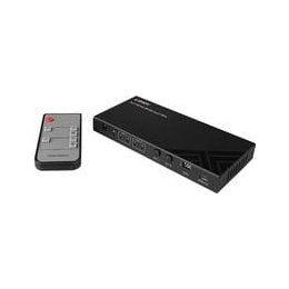 Lindy 2x2 8K60 Matrix HDMI Switch schwarz, EDID Management, Fernbedienung