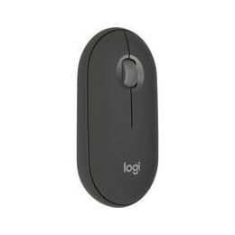 Logitech Pebble Mouse 2 M350s, Maus graphit, Bluetooth, f&uuml;r Windows/macOS/iPadOS/Android/ChromeOS/Linux