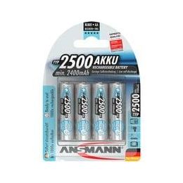 Ansmann maxE 2500mAh NiMh, Akku silber