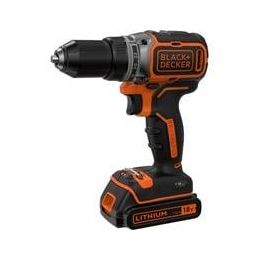 Black & Decker Akku-Bohrschrauber BL186K, 18Volt schwarz/orange, Li-Ionen Akku 1,5Ah, Koffer