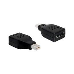 Delock Adapter DisplayPort mini auf DisplayPort schwarz