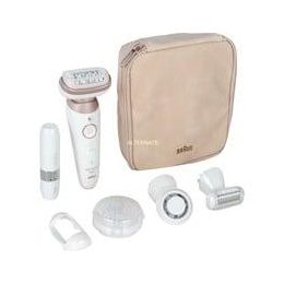 Braun Silk-&eacute;pil 9-360 3D SensoSmart, Epilierger&auml;t wei&szlig;/ros&eacute;gold