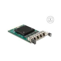 Delock OCP 3.0 Karte zu 4 x RJ45 Gigabit LAN, LAN-Adapter