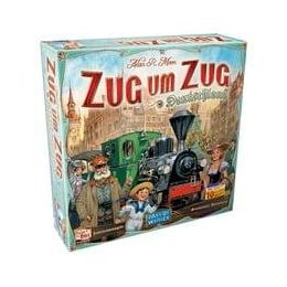 Asmodee Zug um Zug: Deutschland, Brettspiel Neuauflage 2023, inkl. Erweiterung Deutschland 1902