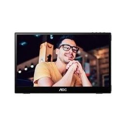 AOC 16T3EA, LED-Monitor 39.6 cm (15.6 Zoll), schwarz, Full HD, USB-C