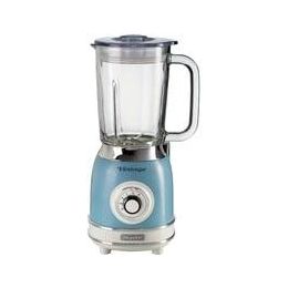 Ariete Standmixer Vintage blue, Glasbecher hellblau, 1.000 Watt, 1,5 Liter
