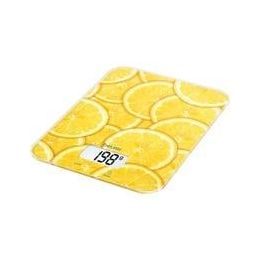 Beurer K&uuml;chenwaage KS 19 Lemon gelb, Zitronen-Motiv