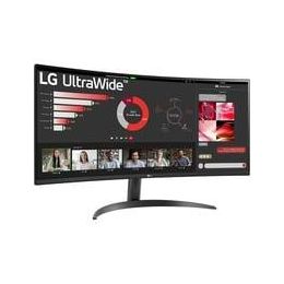 LG 34WR50QK-B, LED-Monitor 86.4 cm (34 Zoll), schwarz, QHD, VA, Curved, HDR10, 100Hz Panel