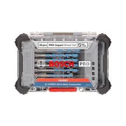 Bosch PRO Impact Mixed Bit-Set, 35-teilig, Bohrer- & Bit-Satz Schrauberbits und Multi Construction Bohrer