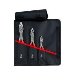 Knipex Rolltasche TwinGrip, Frontgreifzangen-Set 3-teilig rot, L&auml;nge 150 / 200 / 250mm