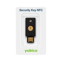 Yubico Security Key NFC, Sicherheitsschl&uuml;ssel schwarz/gold