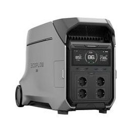 EcoFlow DELTA Pro 3 EU, tragbare Powerstation silber/schwarz, 4.096 Wh, X-boost 6.000W, LFP-Akku