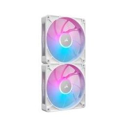 Corsair RX140 MAX RGB, Geh&auml;usel&uuml;fter wei&szlig;, 2er Pack, 140 mm