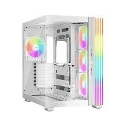 be quiet! Light Base 600 LX , Tower-Geh&auml;use wei&szlig;, Tempered Glass x 2