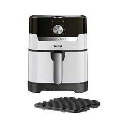 Tefal Hei&szlig;luftfritteuse Easy Fry & Grill Classic edelstahl/schwarz, 1.550 Watt, Korb 4,2 Liter