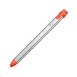 Logitech Crayon, Eingabestift silber/orange, f&uuml;r alle ab 2018 ver&ouml;ffentlichten iPads