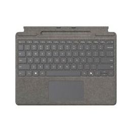 Microsoft Surface Pro Keyboard mit Stiftaufbewahrung for Business, Tastatur platin, DE-Layout, f&uuml;r Surface Pro 10/9/8/X for Business