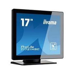 iiyama ProLite T1721MSC-B2, LED-Monitor 43 cm (17 Zoll), schwarz (matt), SXGA, TN, Touchscreen