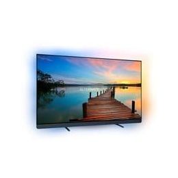 Philips 77OLED909/12, OLED-Fernseher 194 cm (77 Zoll), anthrazit, UltraHD/4K, HDR, Dolby Atmos, Ambilight (4-seitig), 120Hz Panel