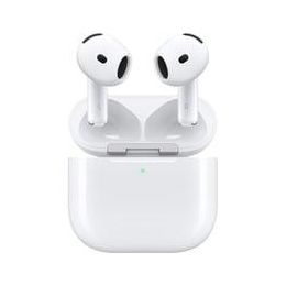 Apple AirPods 4, Kopfh&ouml;rer wei&szlig;, Bluetooth, Aktive Ger&auml;uschunterdr&uuml;ckung