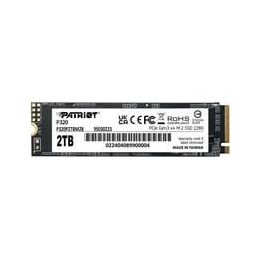 PATRIOT P320 2 TB, SSD PCIe 3.0 x4, NVMe 1.3, M.2 2280