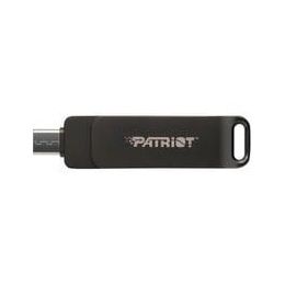 PATRIOT Rage R550 128Gb, USB-Stick schwarz, USB-A und USB-C 3.2 Gen 1