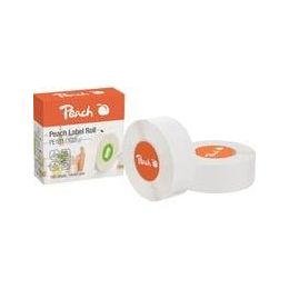 Peach Etiketten-Rolle PE101 15x40 mm, 180 St&uuml;ck, wei&szlig;