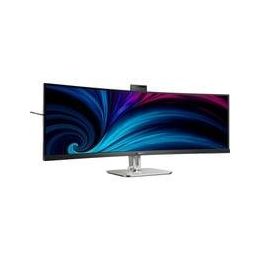 Philips 49B2U6903CH, LED-Monitor 124 cm (48.8 Zoll), dunkelgrau/silber, DQHD, VA, Thunderbolt 4, USB-C, Pop-up-Webcam, 120Hz Panel