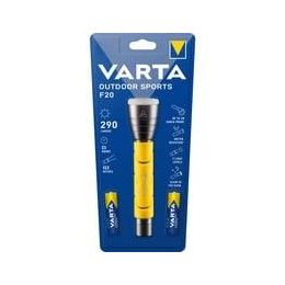 Varta Outdoor Sports F20, Taschenlampe gelb/schwarz