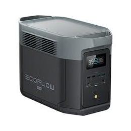 EcoFlow DELTA 2 Max, tragbare Powerstation schwarz, 2.048 Wh, X-boost 3.100W, LFP-Akku