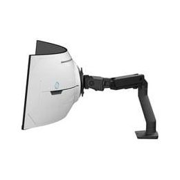 Ergotron HX Monitor Arm mit VHD-Gelenk, Tischhalterung, Monitorhalterung schwarz (matt), f&uuml;r 1000 R Curved Monitore