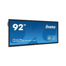 iiyama ProLite TE9218UWI-B1AG, Public Display schwarz (matt), UltraHD/5K, VA, Touchscreen, USB-C