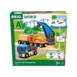 Brio World Starterset G&uuml;terzug mit Kran A, Bahn