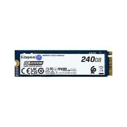 Kingston DC2000B 240 GB, SSD PCIe 4.0 x4, NVMe, M.2 2280