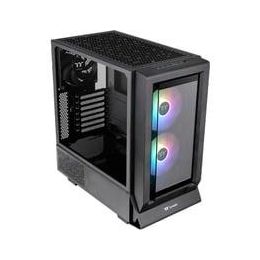 Thermaltake Ceres 350 MX , Tower-Geh&auml;use schwarz, Tempered Glass x 2