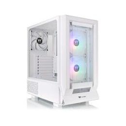 Thermaltake Ceres 350 MX , Tower-Geh&auml;use wei&szlig;, Tempered Glass x 2