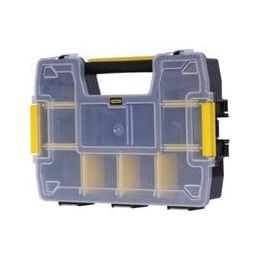 Stanley Sortmaster Mini stapelbar, Werkzeugbox schwarz/transparent