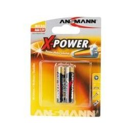 Ansmann X-Power Alkaline Batterie Micro AAA / LR03 2 St&uuml;ck