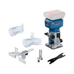 Bosch Akku-Kantenfr&auml;se /-Laminatschneider GLF 18V-8 Professional solo, 18Volt, Oberfr&auml;se blau/schwarz, ohne Akku und Ladeger&auml;t