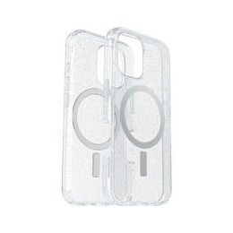 Otterbox Symmetry Clear, Handyh&uuml;lle transparent/silber (gl&auml;nzend), iPhone 16, MagSafe