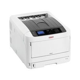 OKI C824dn, LED-Drucker grau/schwarz, USB, LAN, Duplex (Druck)