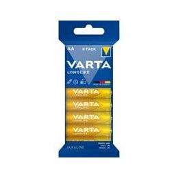 Varta Longlife, Batterie 8 St&uuml;ck, AA