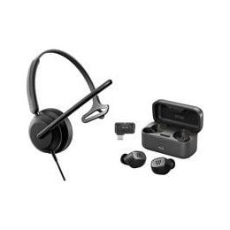 EPOS IMPACT 730 Bundle, Headset Mono, Kopfb&uuml;gel, inkl. GTW 270 Serie In-Ear-Kopfh&ouml;rer
