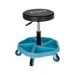 Hazet Arbeits-Sitz 195N-4 blau/schwarz, belastbar bis 150kg, h&ouml;henverstellbar