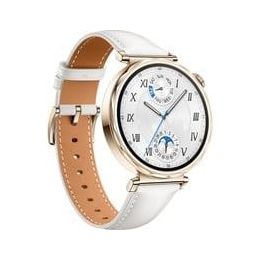 Huawei Watch GT5 41mm (Jana-B19L), Smartwatch gold, wei&szlig;es Komposit-Armband