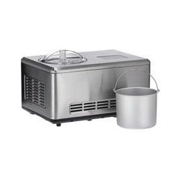 Severin 2-in-1 Eismaschine EZ 7406, mit Joghurtfunktion edelstahl (geb&uuml;rstet), f&uuml;r 2.000ml Eiscreme, 180 Watt Kompressor