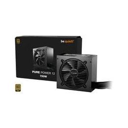 be quiet! Pure Power 12 750W, PC-Netzteil schwarz, 1x 12-Pin High Power GPU, 3x PCIe, 750 Watt